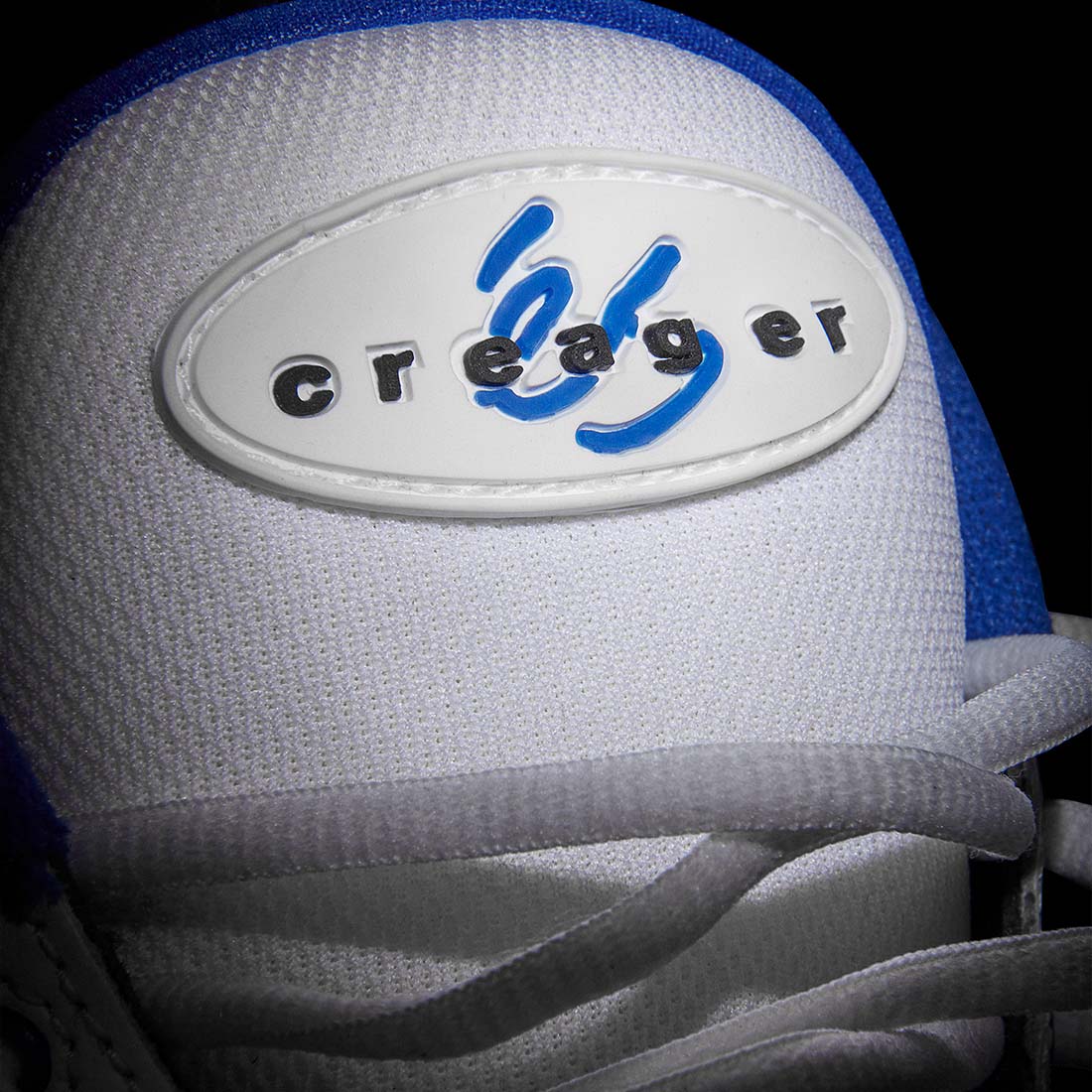 eS Creager Skate Shoes - White/Blue - Supereight