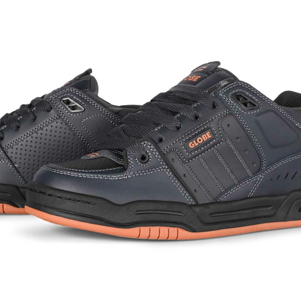 Globe Fusion Skate Shoes - Phantom/Burnt Orange - Supereight