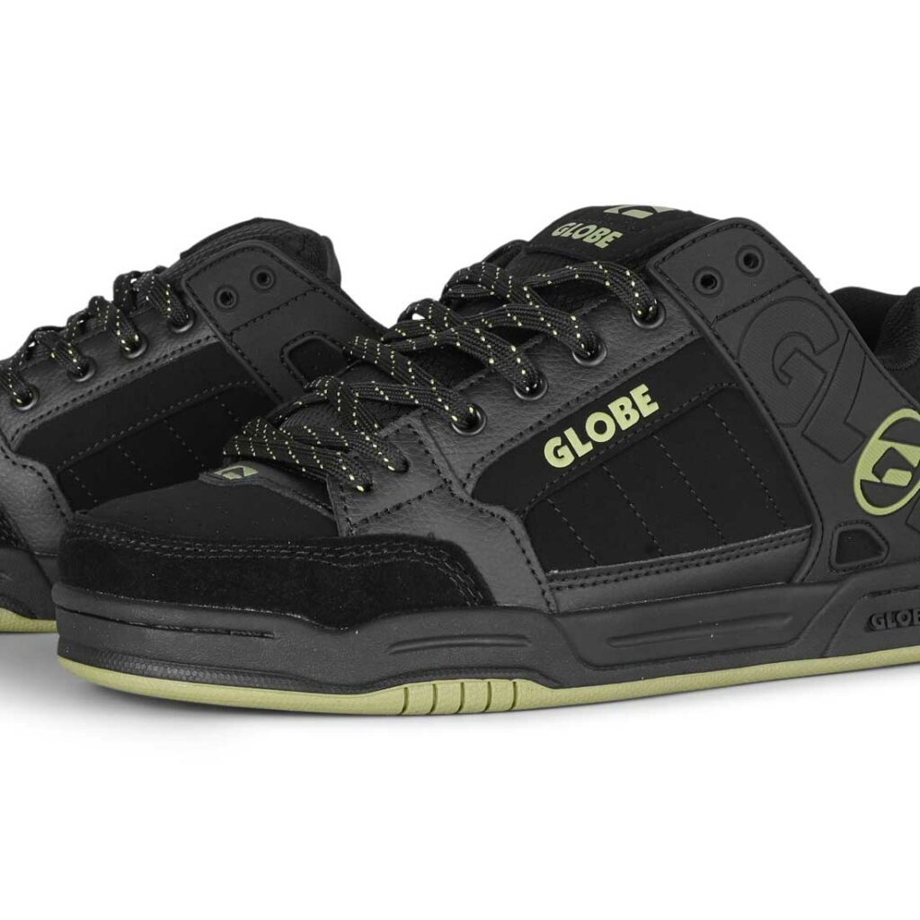 Globe Tilt Skate Shoes - Black/Olive - Supereight