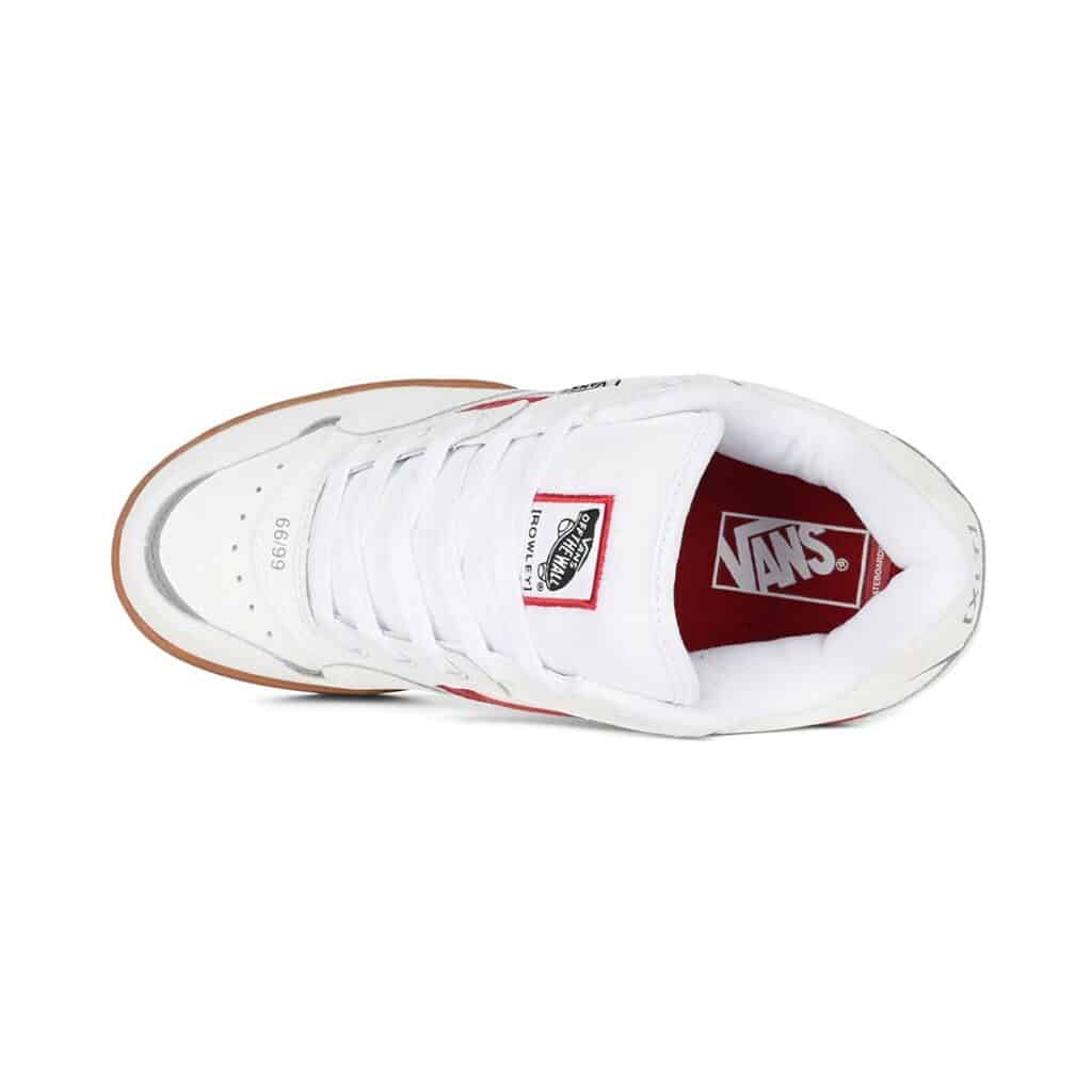 Vans Rowley XLT Skate Shoes - Red/White/Gum - Supereight