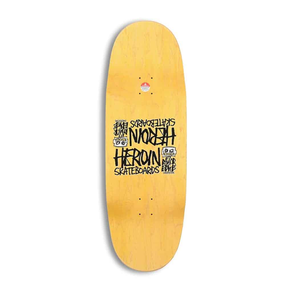Heroin Skateboards Shellraiser 3 Shell On Girth 10.75″ Deck