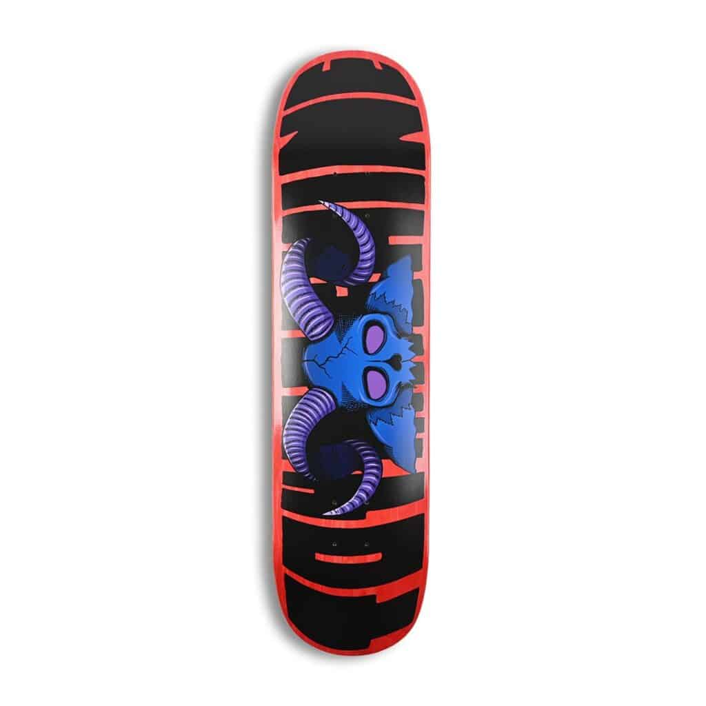 Toy Machine Horns 8″ Skateboard Deck - Blue