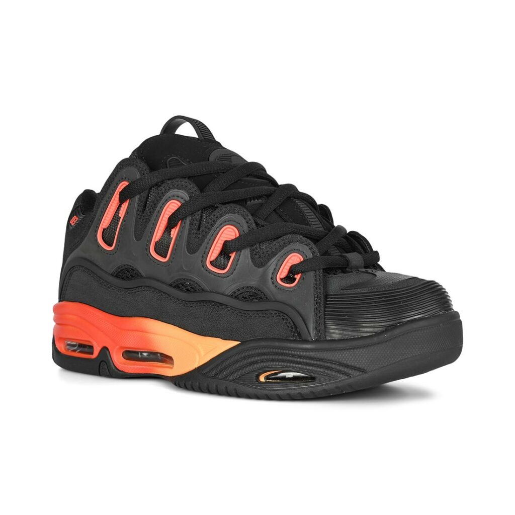 Osiris D3 2001 Skate Shoes - Black/Orange/Black - Supereight