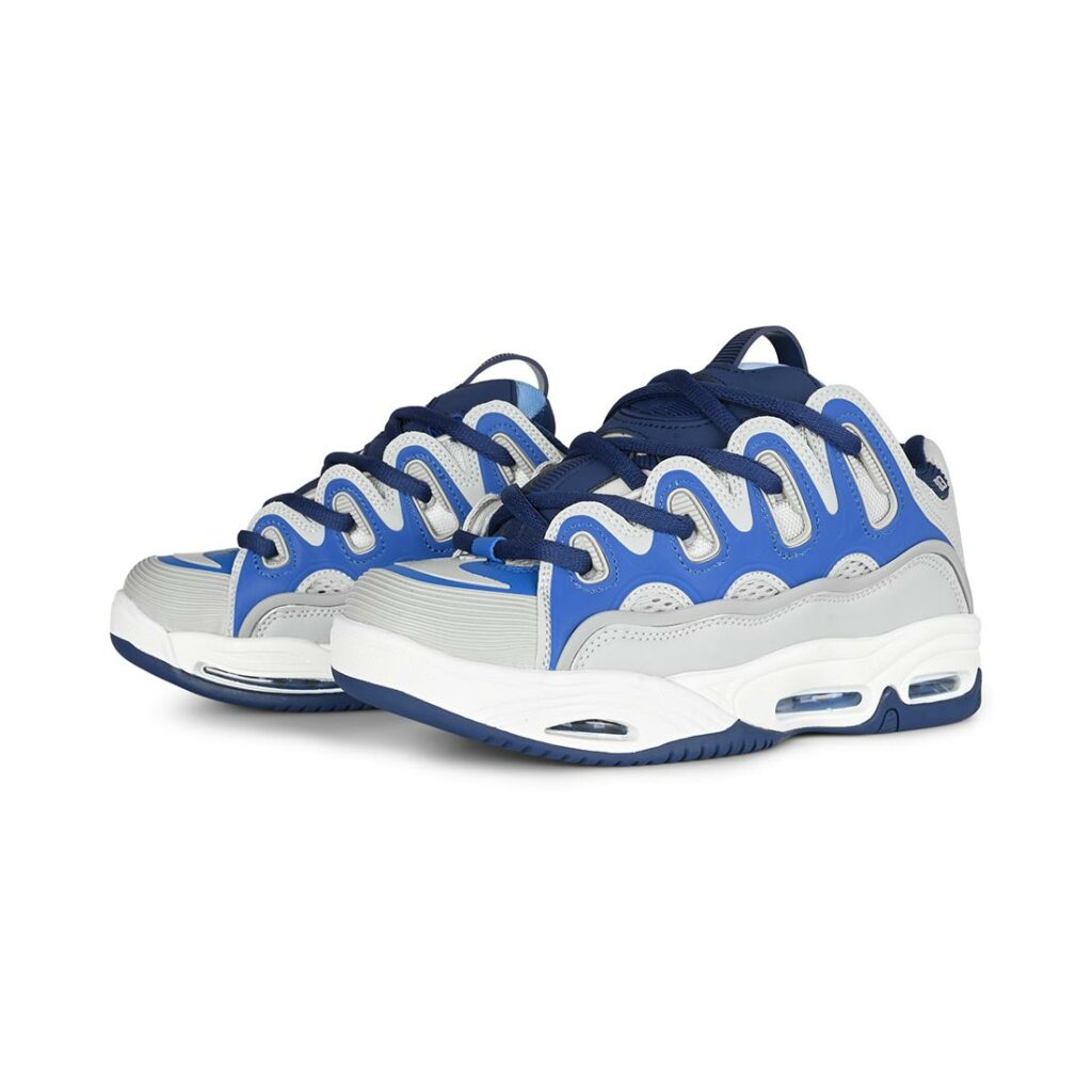 Osiris D3 2001 Skate Shoes - Grey/Blue/Black - Supereight