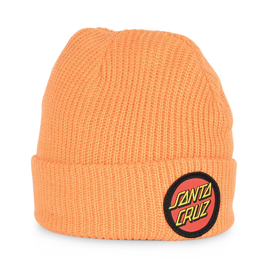 Santa Cruz Classic Dot Beanie Hat - Washed Apricot