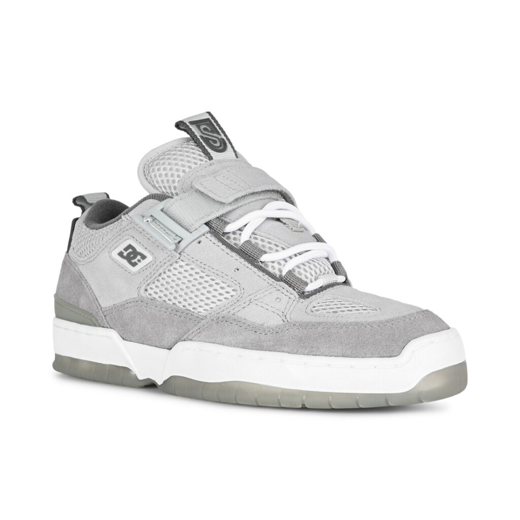 DC JS 1 Skate Shoes - Grey/Grey/Grey - Supereight