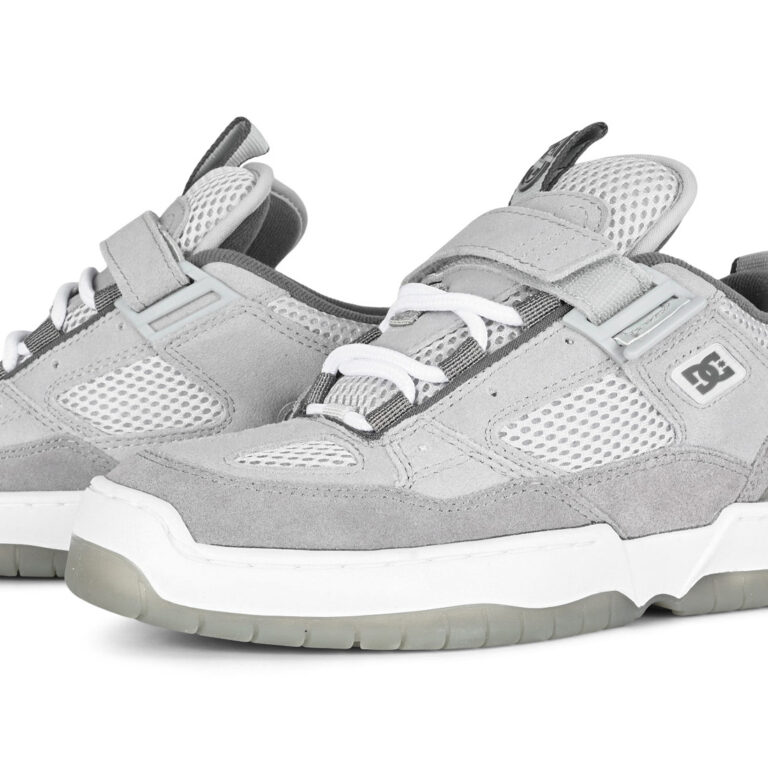 DC JS 1 Skate Shoes - Grey/Grey/Grey - Supereight