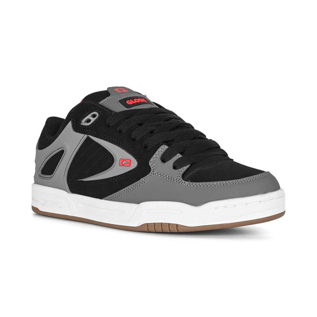 Globe Agent Skate Shoes - Black/Charcoal/Red - Supereight
