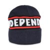 Independent Bar Logo Beanie Hat - Navy - Supereight
