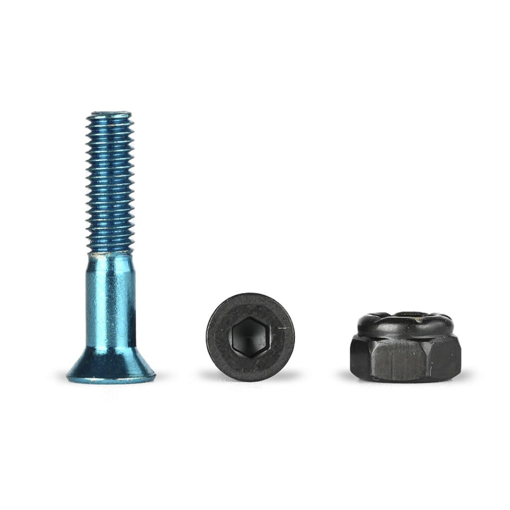Opera 1″ Allen Truck Bolts - Black/Blue - Supereight