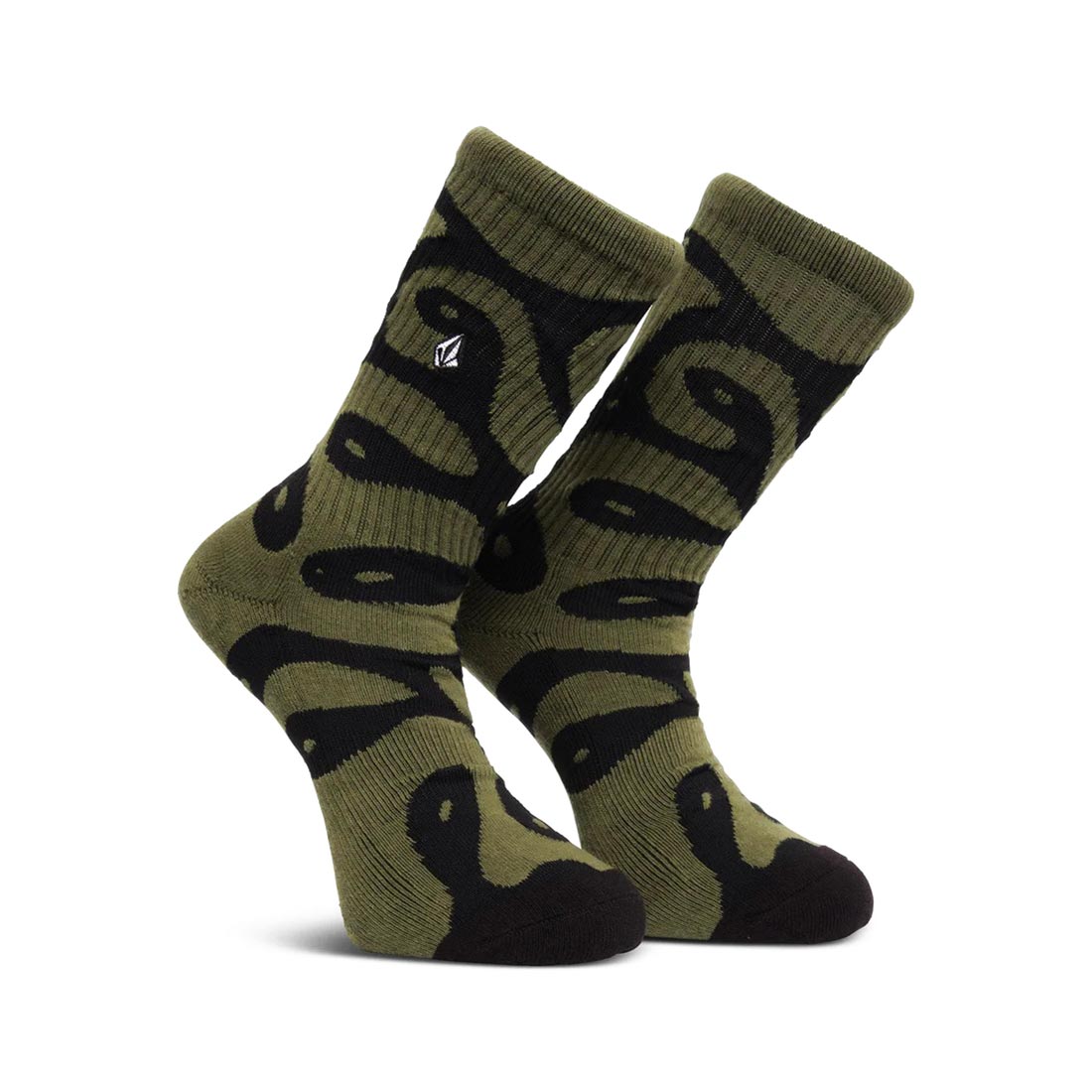 Volcom Zephyr Crew Socks - Wintermoss - Supereight
