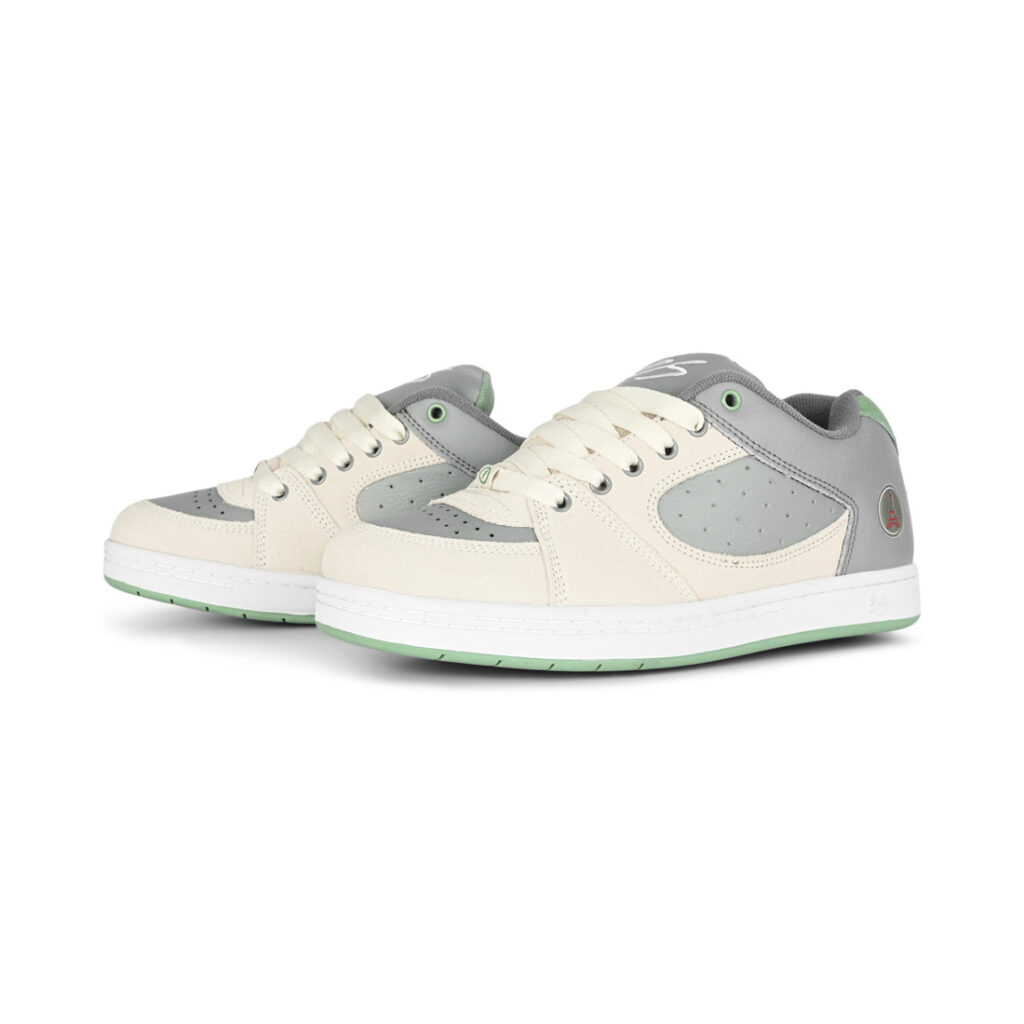 eS Accel OG Skate Shoes - White/Grey - Supereight