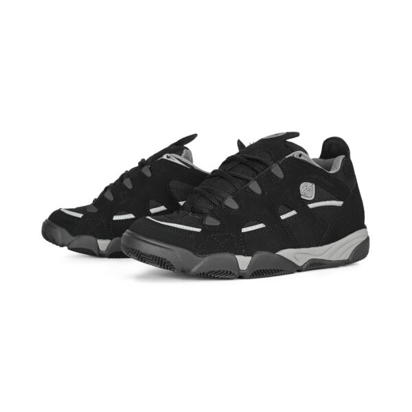 eS Scheme Skate Shoes - Black/Charcoal - Supereight