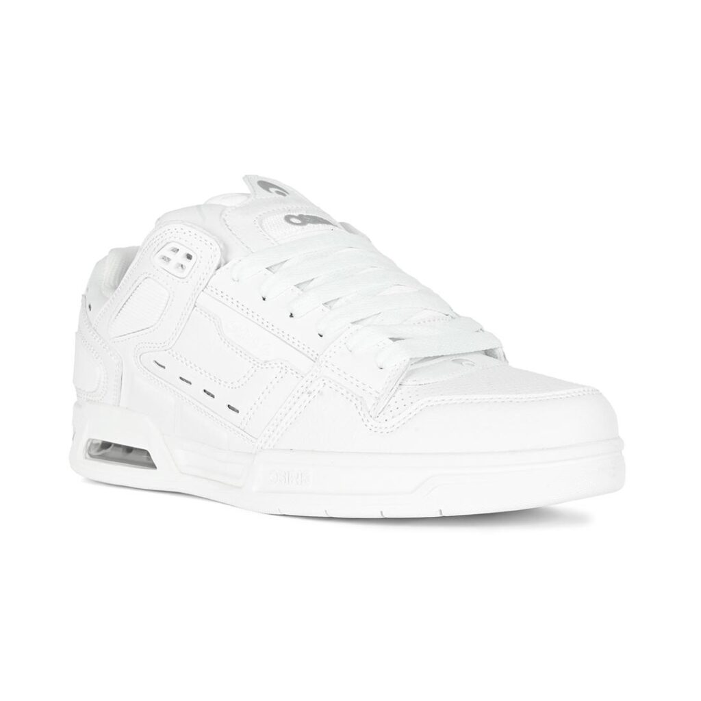 Osiris Peril Skate Shoes - White/White/Grey - Supereight