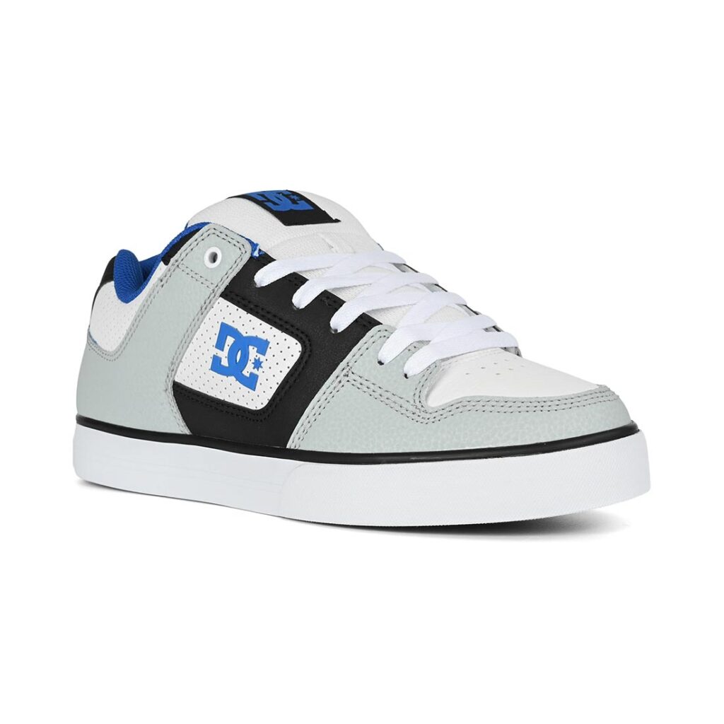 DC Pure Skate Shoes - Grey/Black/White - Supereight