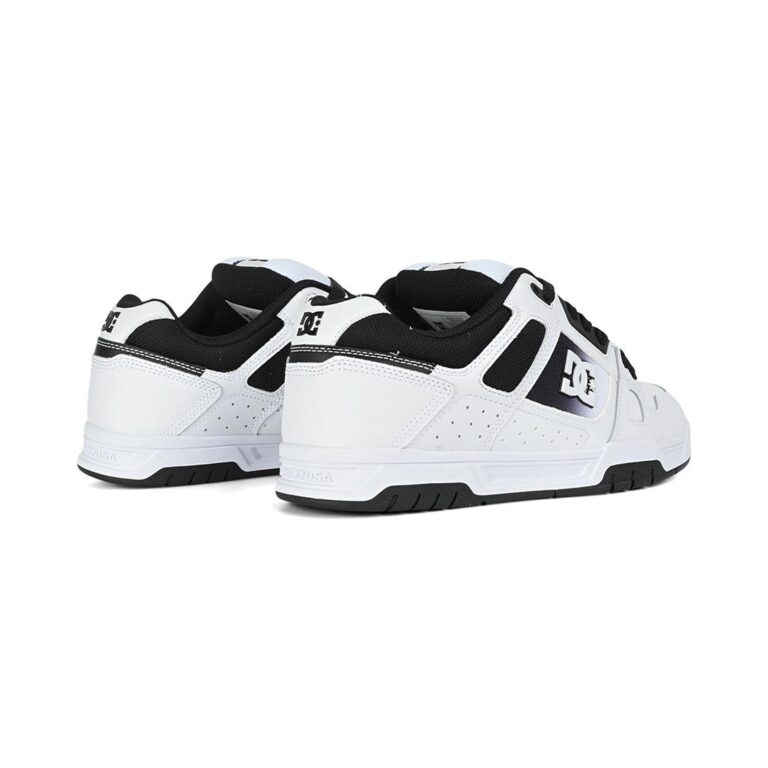 DC Stag Skate Shoes - Black/White Fade - Supereight