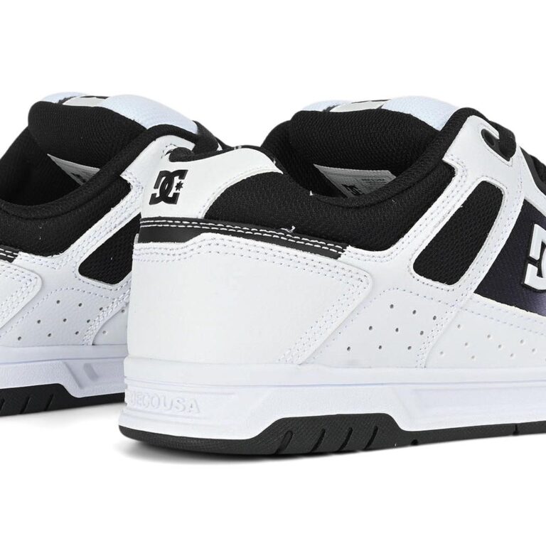 DC Stag Skate Shoes - Black/White Fade - Supereight