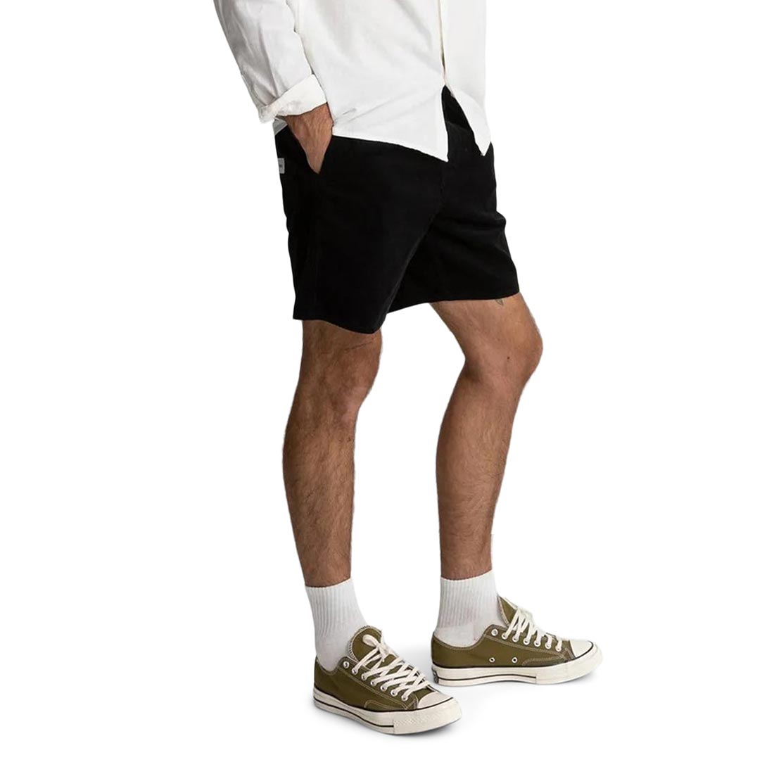 Rhythm Classic Cord Jam Walk Shorts - Vintage Black