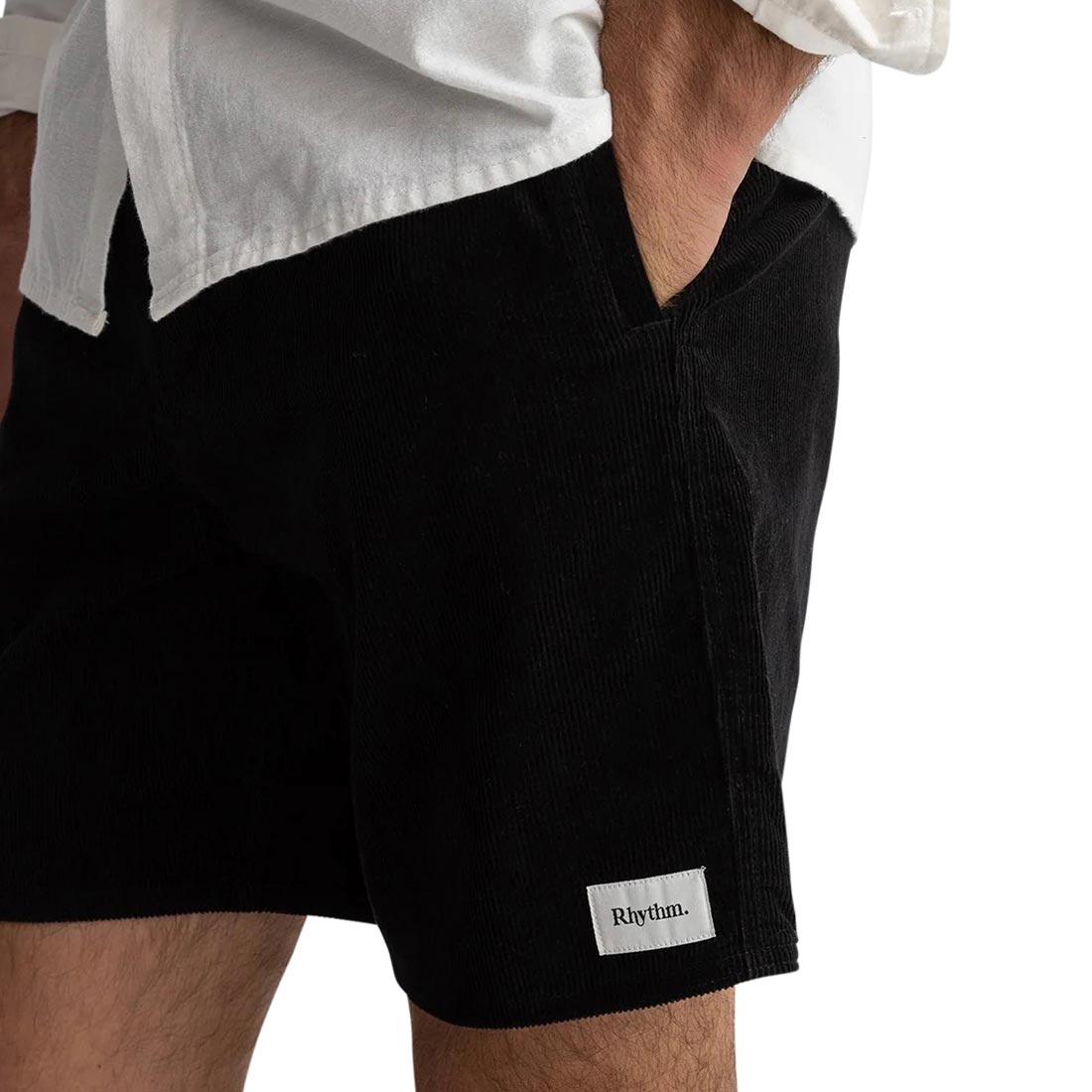 Rhythm Classic Cord Jam Walk Shorts - Vintage Black