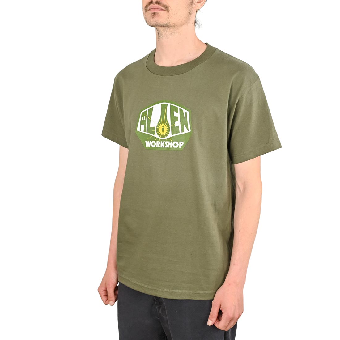 Alien Workshop OG Logo S/S T-Shirt - Fatigue Green