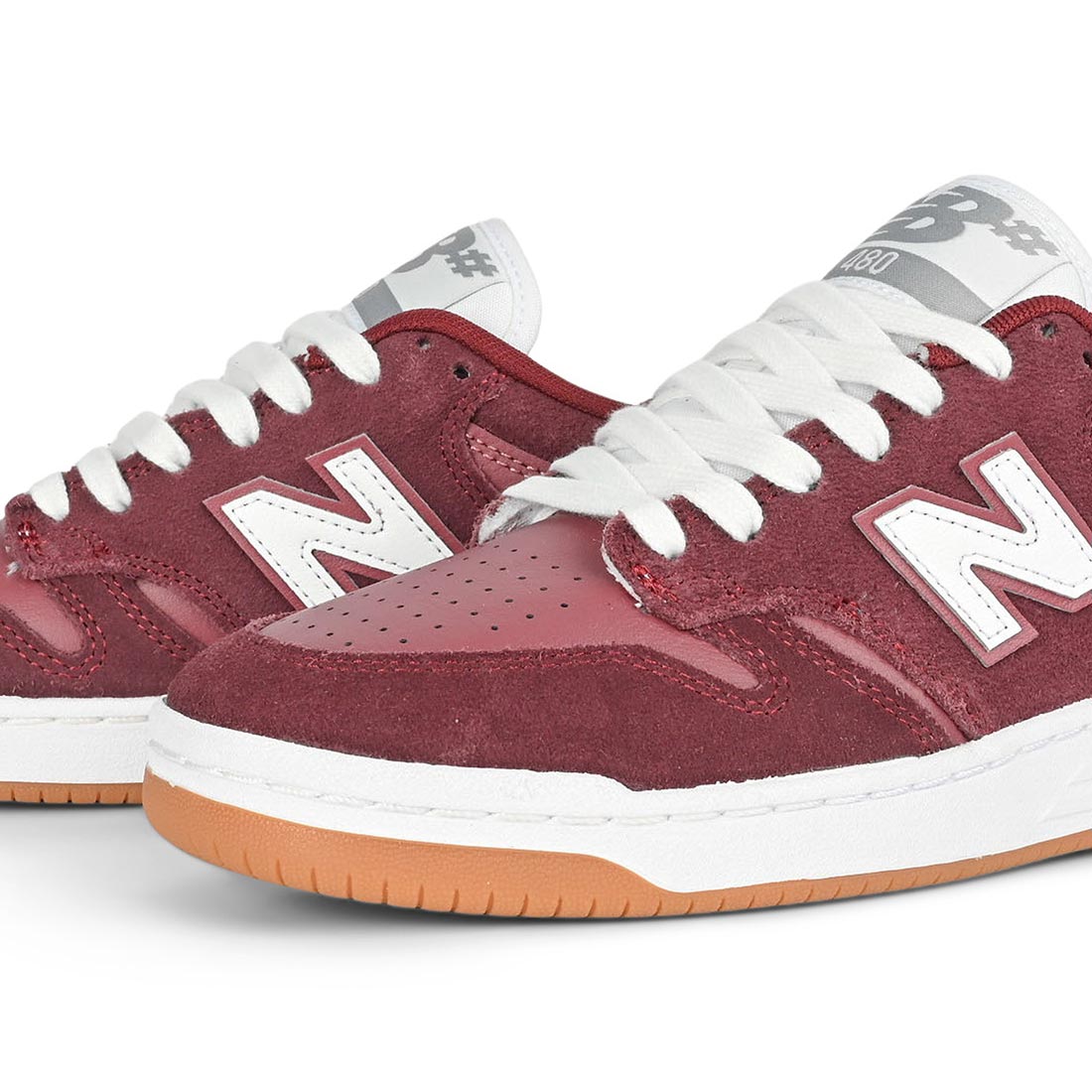 New Balance Numeric 480 Skate Shoes - Monarch Burgundy