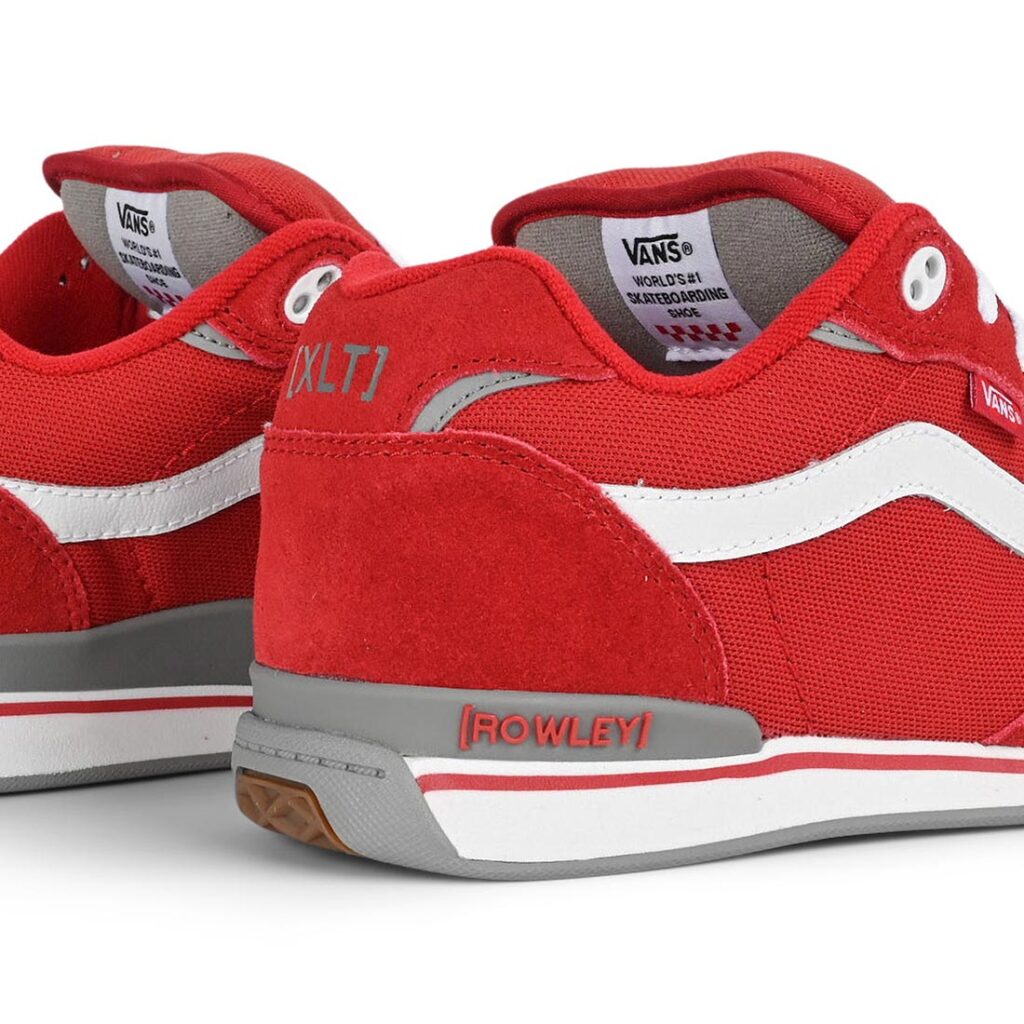 Vans Rowley XLT Skate Shoes - Red/White - Supereight