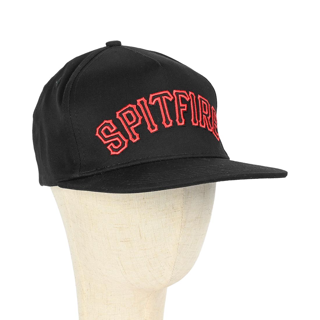 Spitfire Spitball Snapback Hat - Black/Red - Supereight
