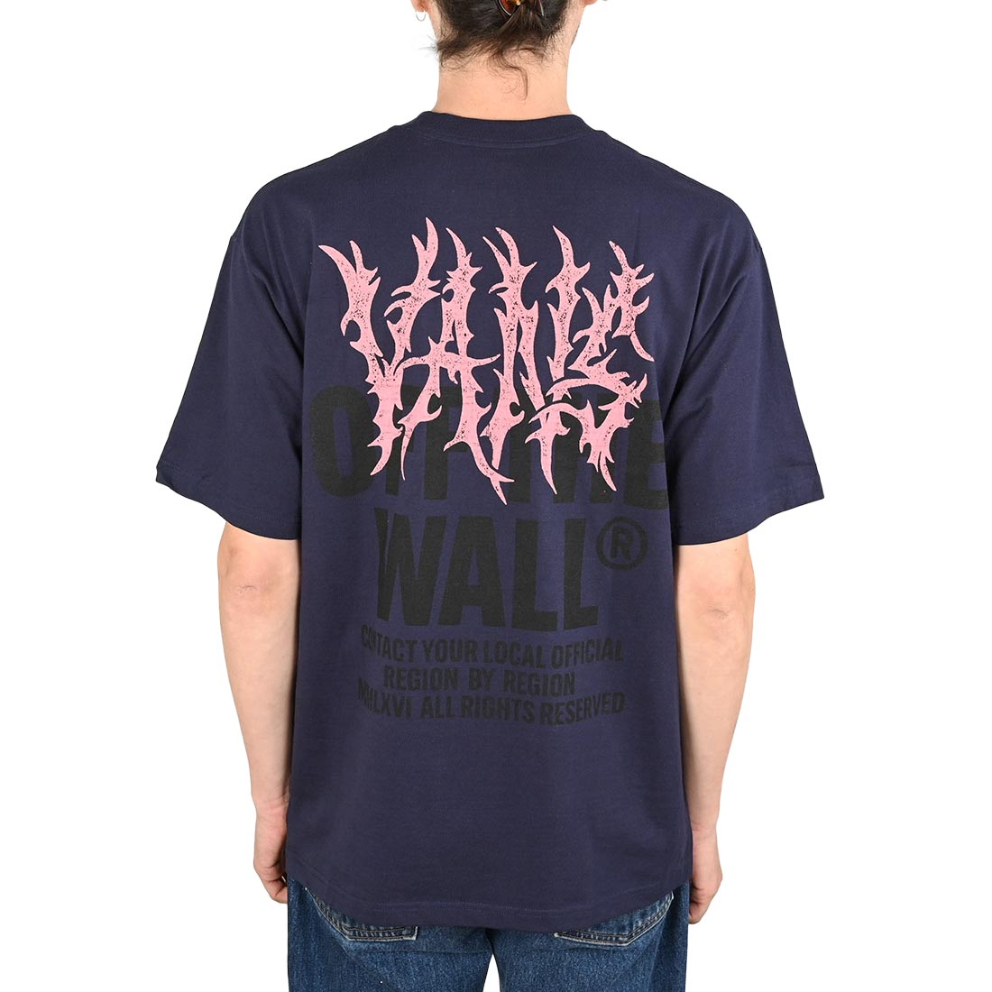 Vans Metal Wall S/S T-Shirt - Navy - Supereight
