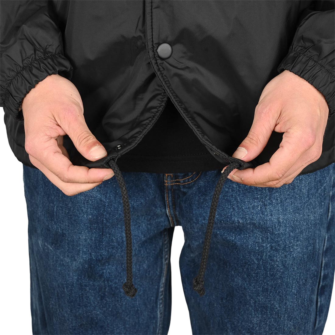 Vans Riley Hooded Coach Jacket - Black - Supereight