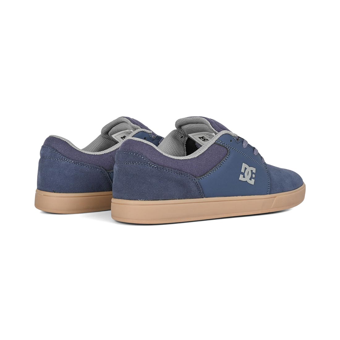 DC Crisis 2 Low Top Skate Shoes - Navy/Grey/Gum