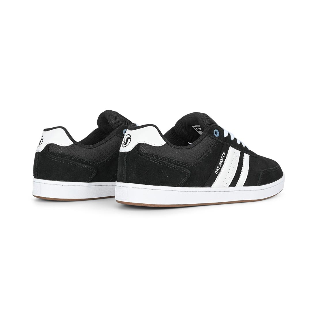 DVS Milan ST Skate Shoes - Black/Black/White - Supereight