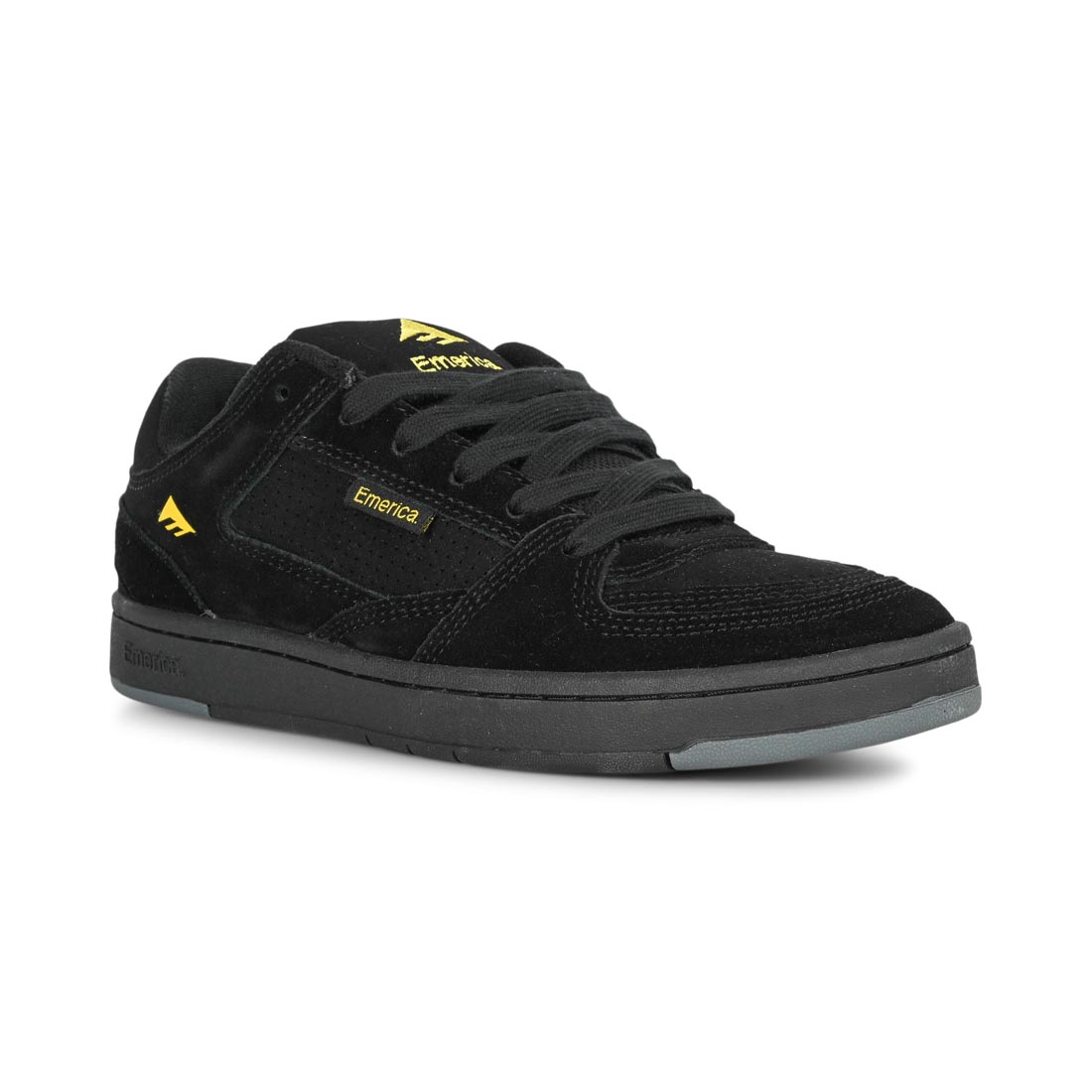 Emerica Mute Skate Shoes - Black/Yellow/Black - Supereight