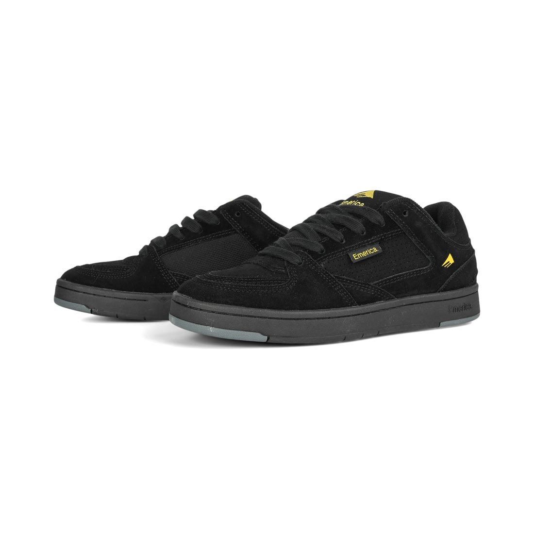 Emerica Mute Skate Shoes - Black/Yellow/Black - Supereight