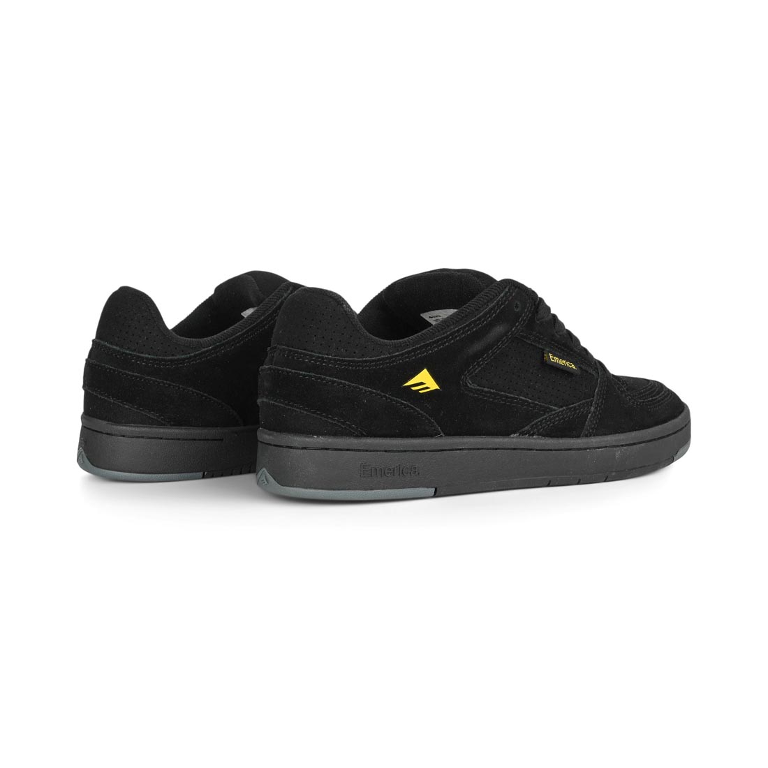 Emerica Mute Skate Shoes - Black/Yellow/Black - Supereight