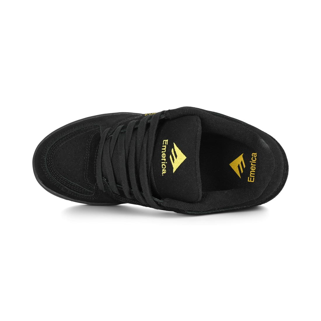Emerica Mute Skate Shoes - Black/Yellow/Black - Supereight