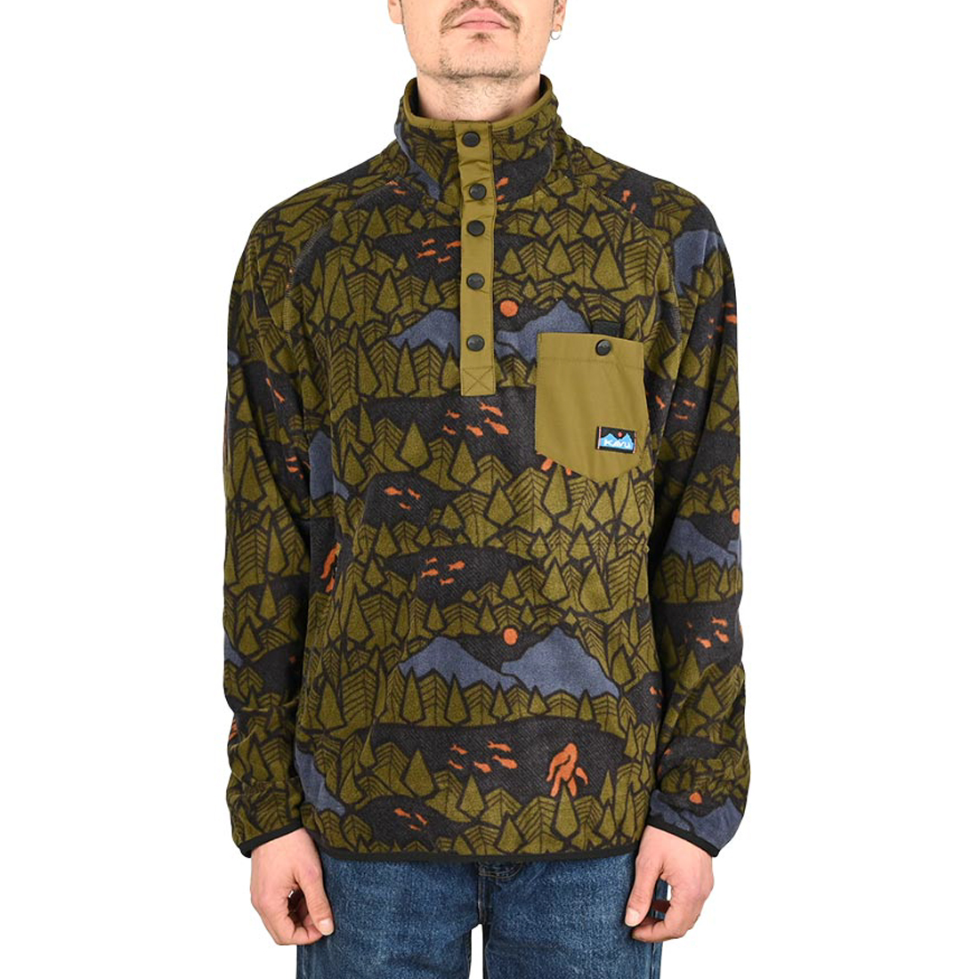Kavu Teannaway Pullover Fleece - Sasquatch Night - Supereight