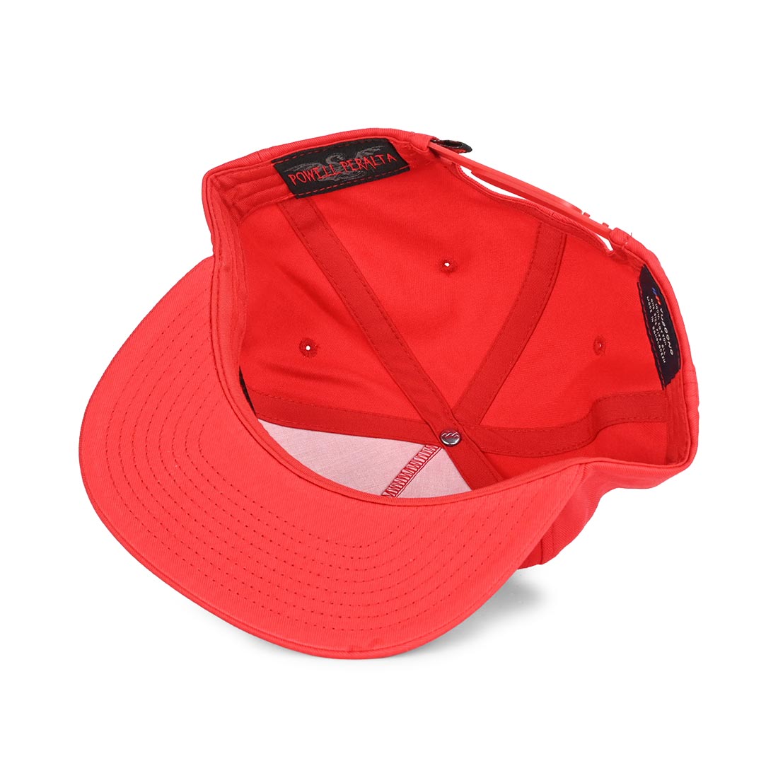Powell Peralta Winged Ripper Snapback Cap - Red - Supereight