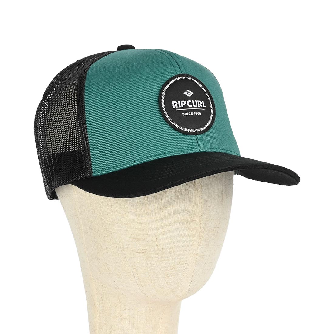 Rip Curl Routine Curve Trucker Cap - Black/Blue - Supereight