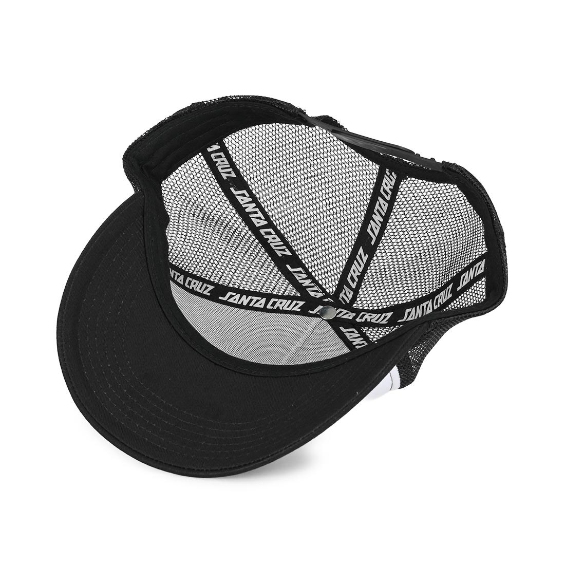 Santa Cruz Natas SC Panther Mesh Back Cap - White/Black