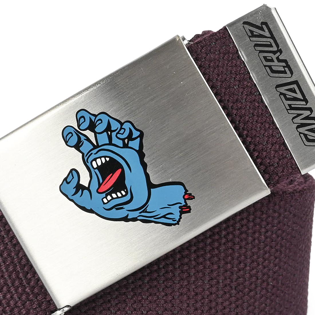 Santa Cruz Screaming Mini Hand Web Belt - Dark Cherry
