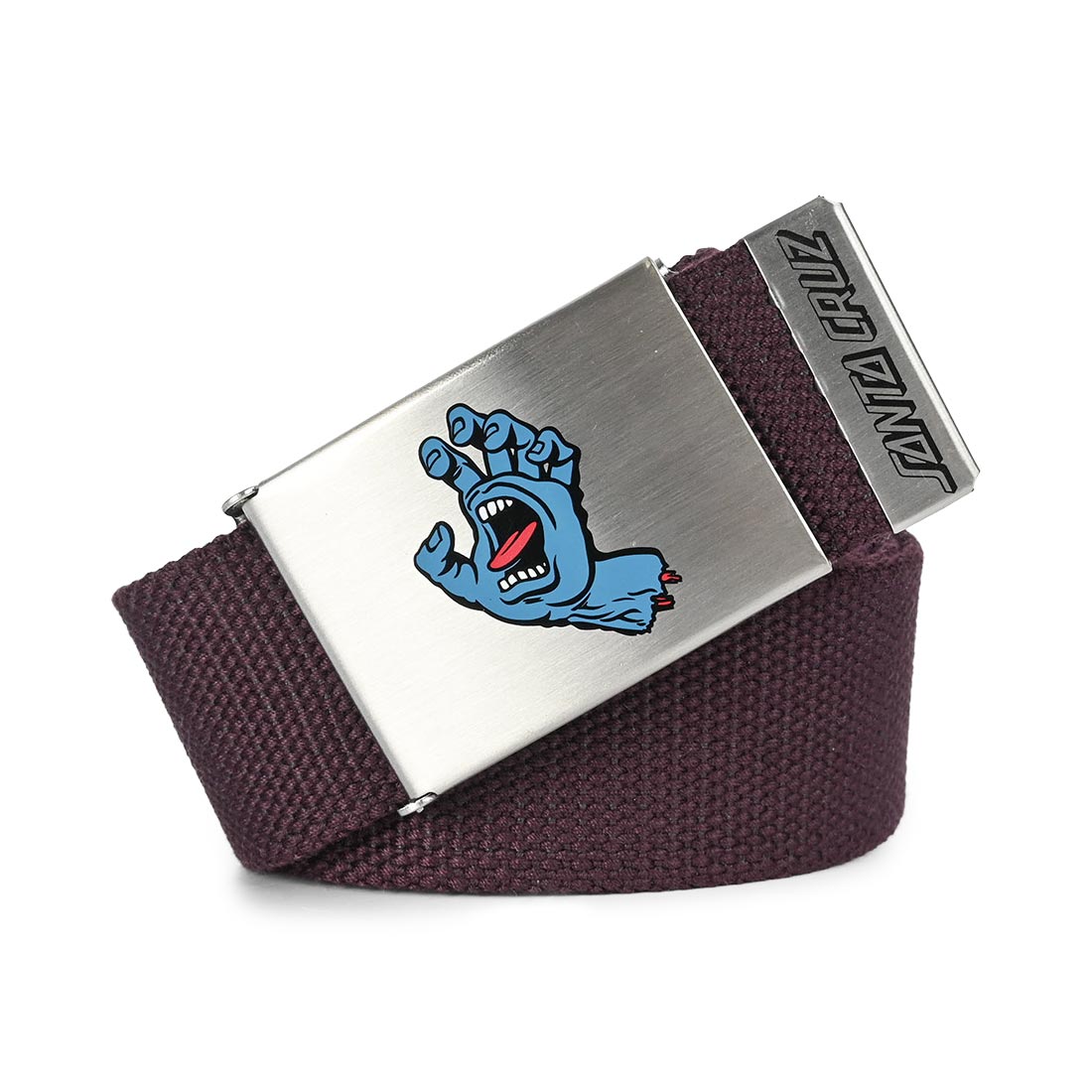 Santa Cruz Screaming Mini Hand Web Belt - Dark Cherry