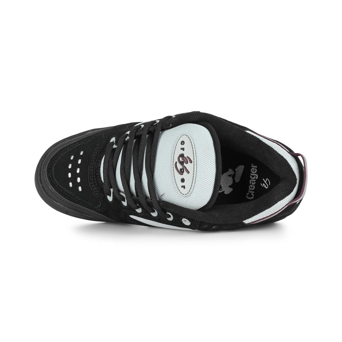 eS Creager Skate Shoes - Black/Red/Grey - Supereight