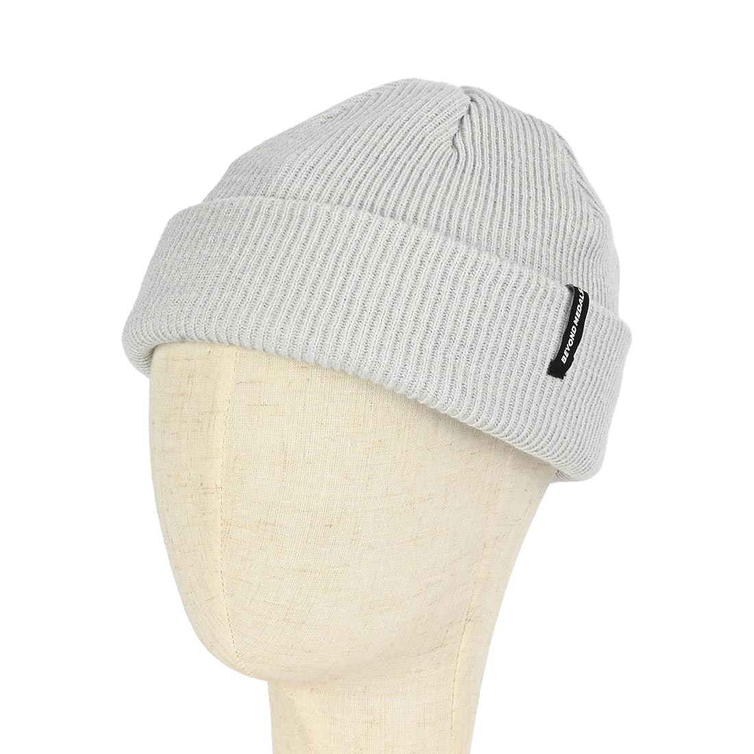 Beyond Medals Base Beanie Hat - Grey Melange - Supereight