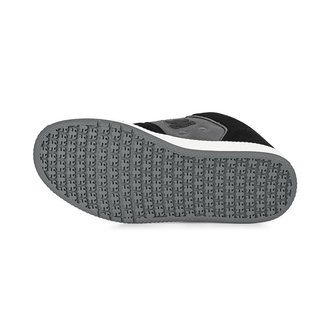 IPATH Grasshopper High-Top Skate Shoes - Black/Grey Suede