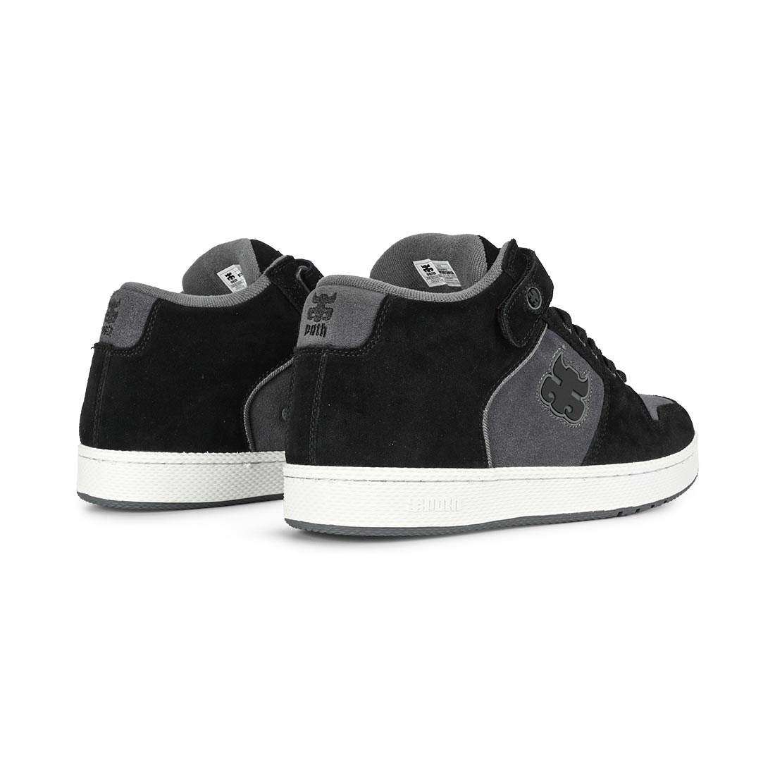 IPATH Grasshopper High-Top Skate Shoes - Black/Grey Suede