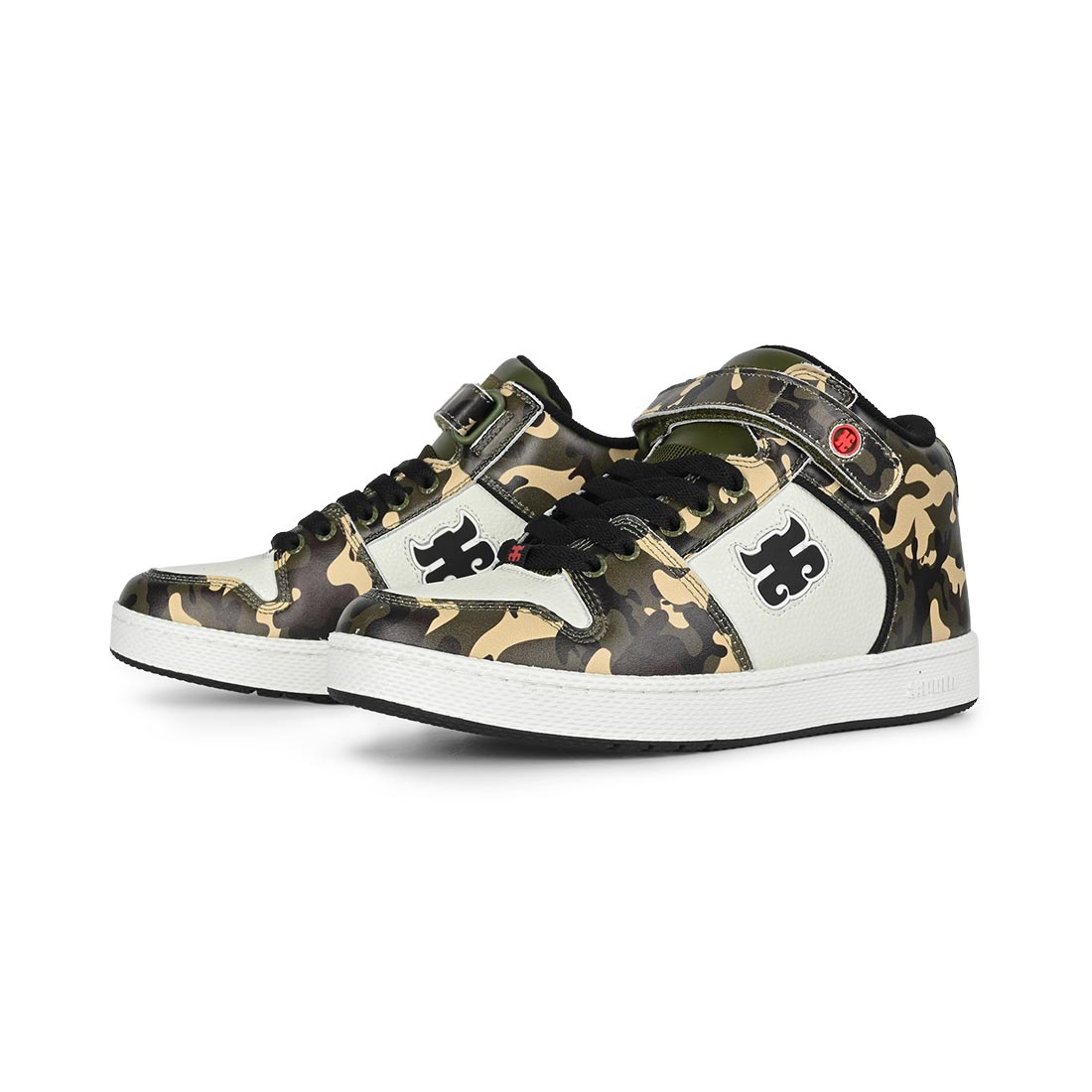 IPATH Grasshopper High-Top Skate Shoes - Camo Leather