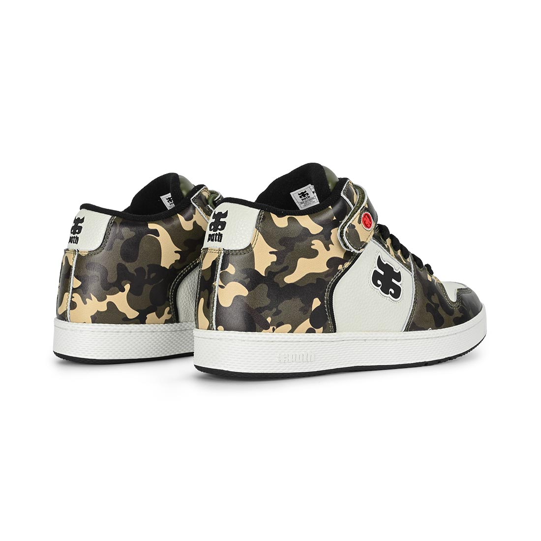 IPATH Grasshopper High-Top Skate Shoes - Camo Leather