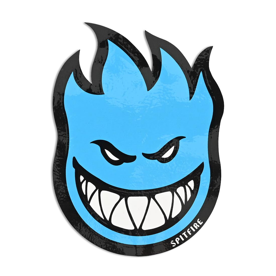 Spitfire Fireball Bighead Large Sticker - Blue