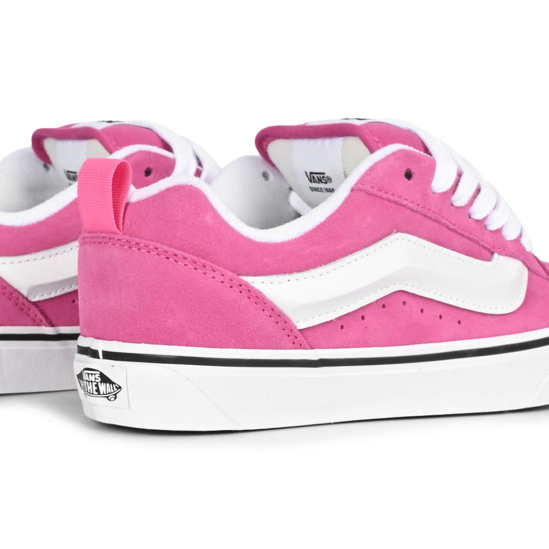 Vans Knu Skool Skate Shoes - Neon Pink - Supereight