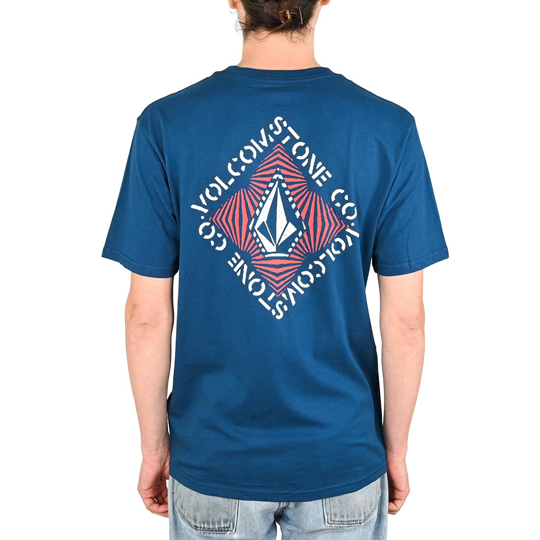 Volcom Obtical S/S T-Shirt - Cosmic Blue - Supereight